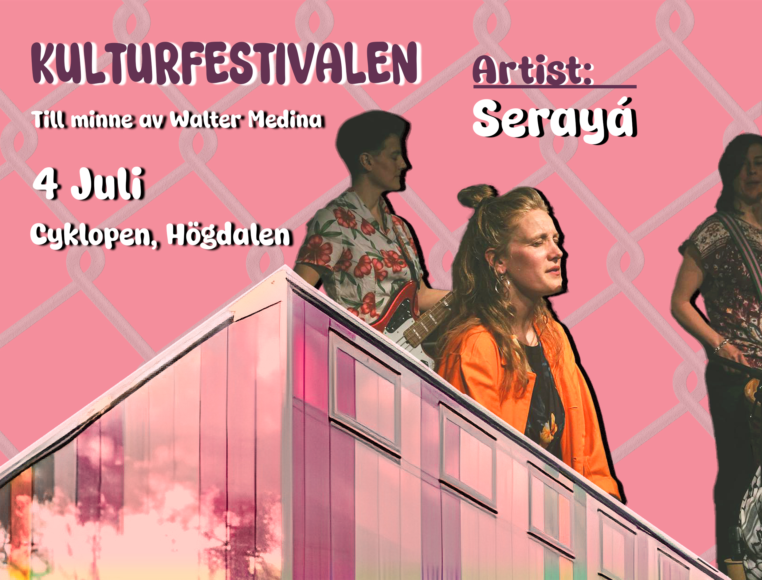 Serayá på Kulturfestivalen den 4 juli - socialisterna.org